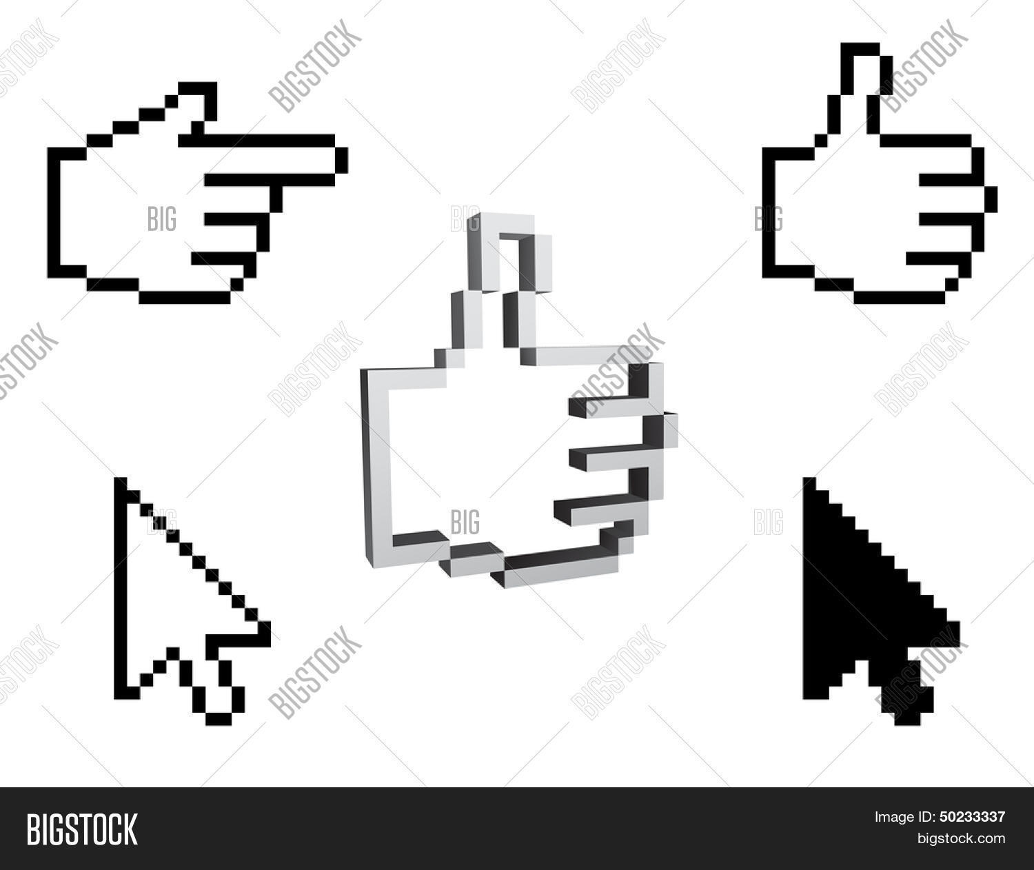 Thumbs Like Arrow Vector & Photo (Free Trial) | Bigstock