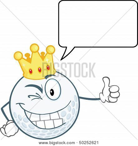 Winking Golf Ball Image & Photo (Free Trial) | Bigstock