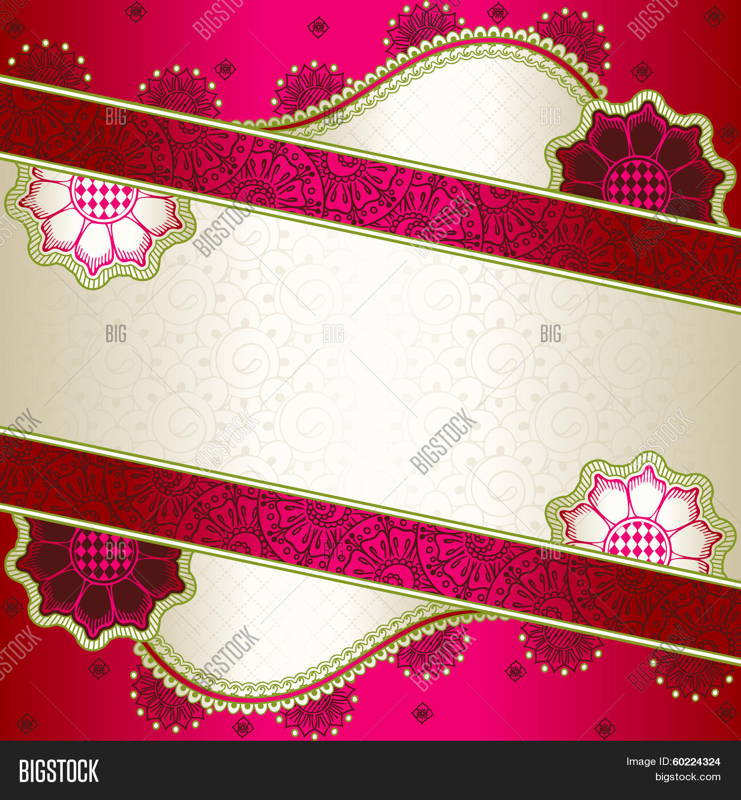 Vibrant Pink Banner Vector & Photo (Free Trial) | Bigstock