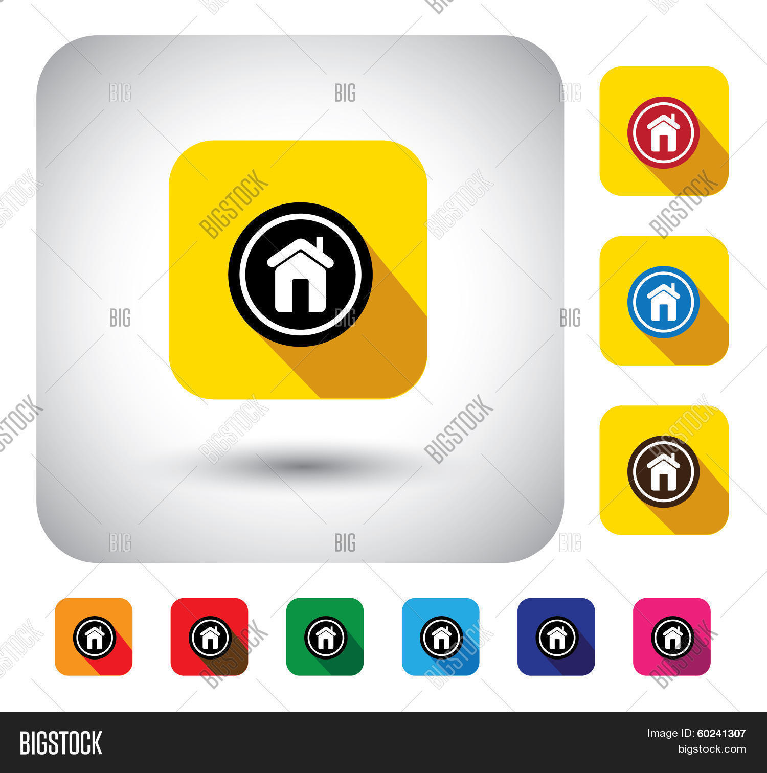 House Home Sign On Vector & Photo (Free Trial) | Bigstock