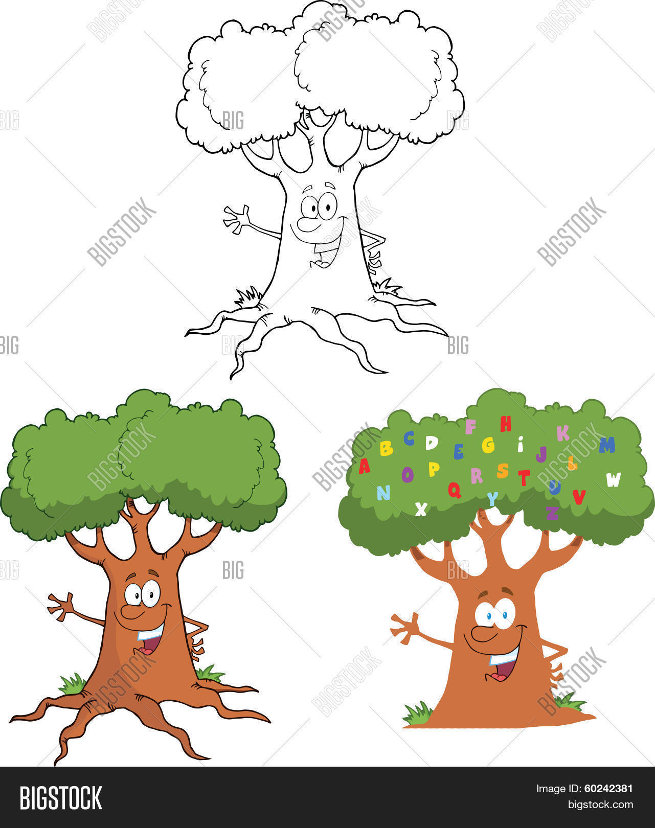 Happy Tree Waving Image & Photo (Free Trial) | Bigstock