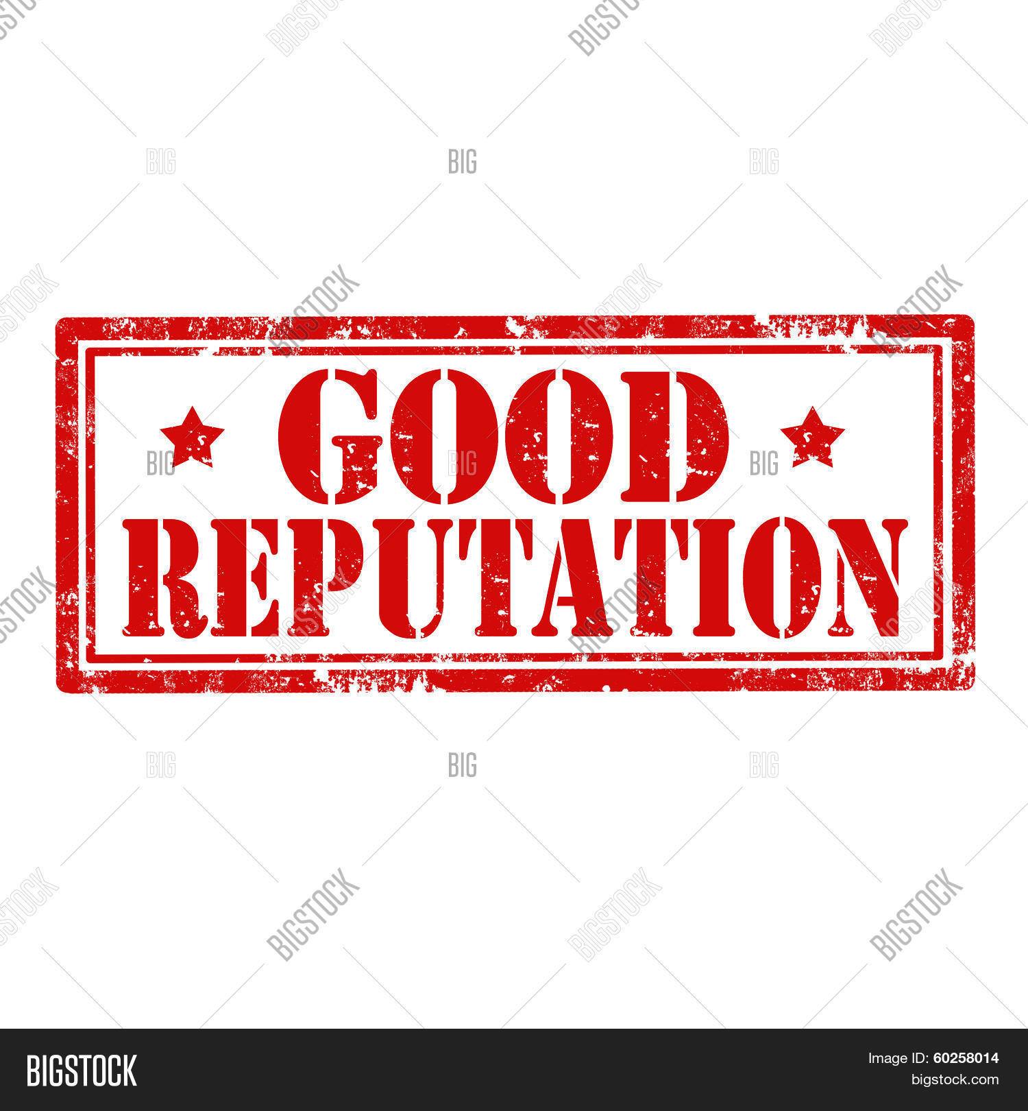 Good Reputation-stamp Vector & Photo (Free Trial) | Bigstock