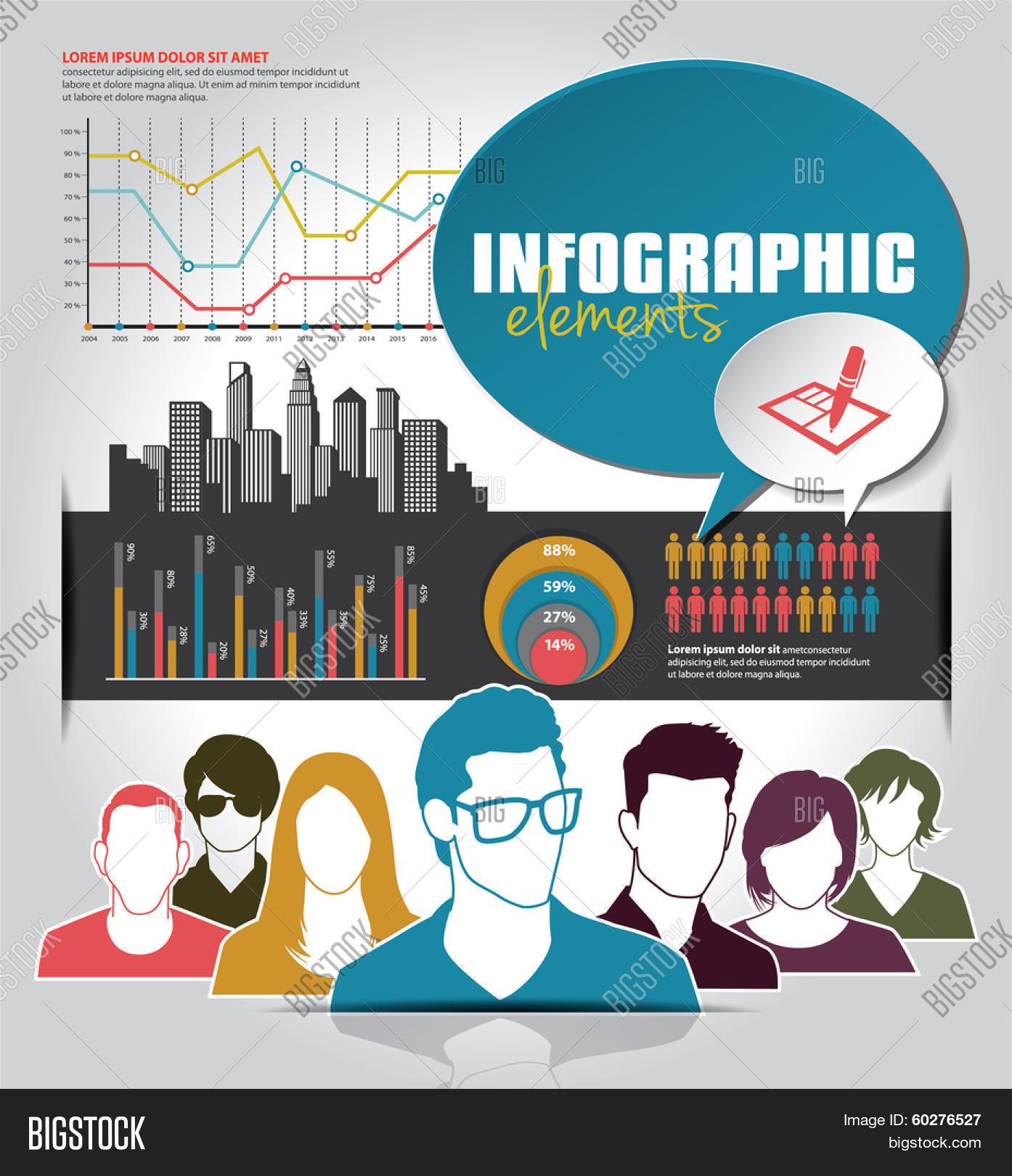 Inforgraphic Icons Vector & Photo (Free Trial) | Bigstock