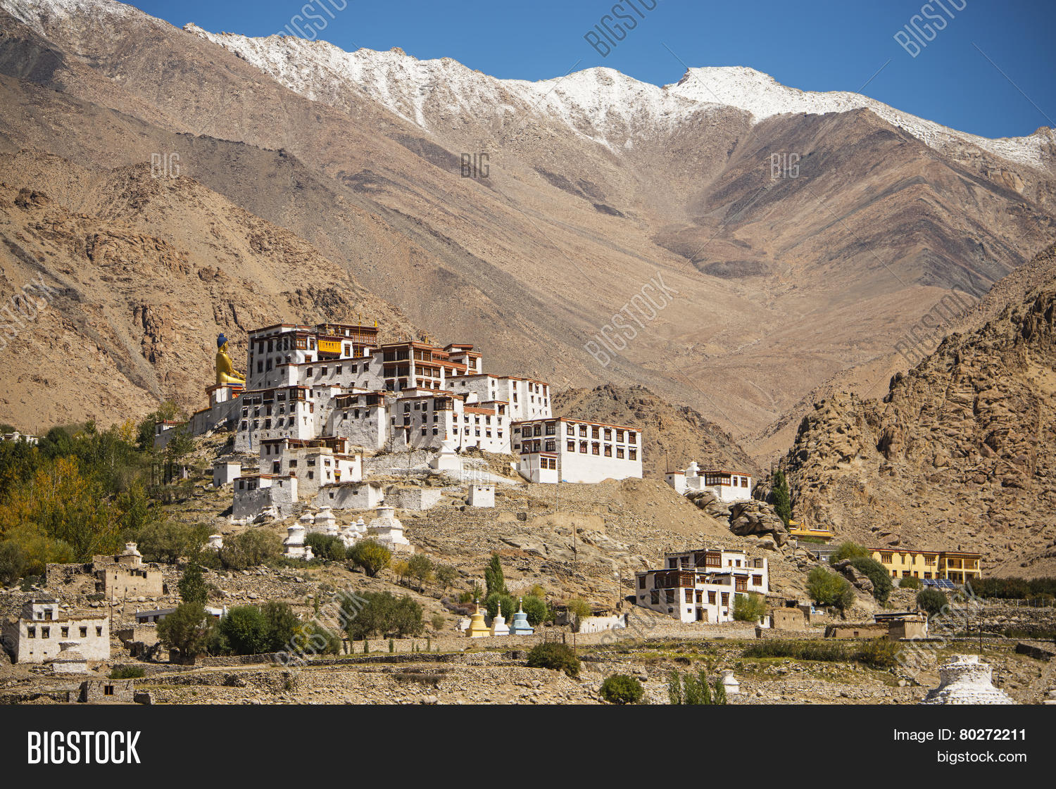 Likir Monastery Image & Photo (Free Trial) | Bigstock