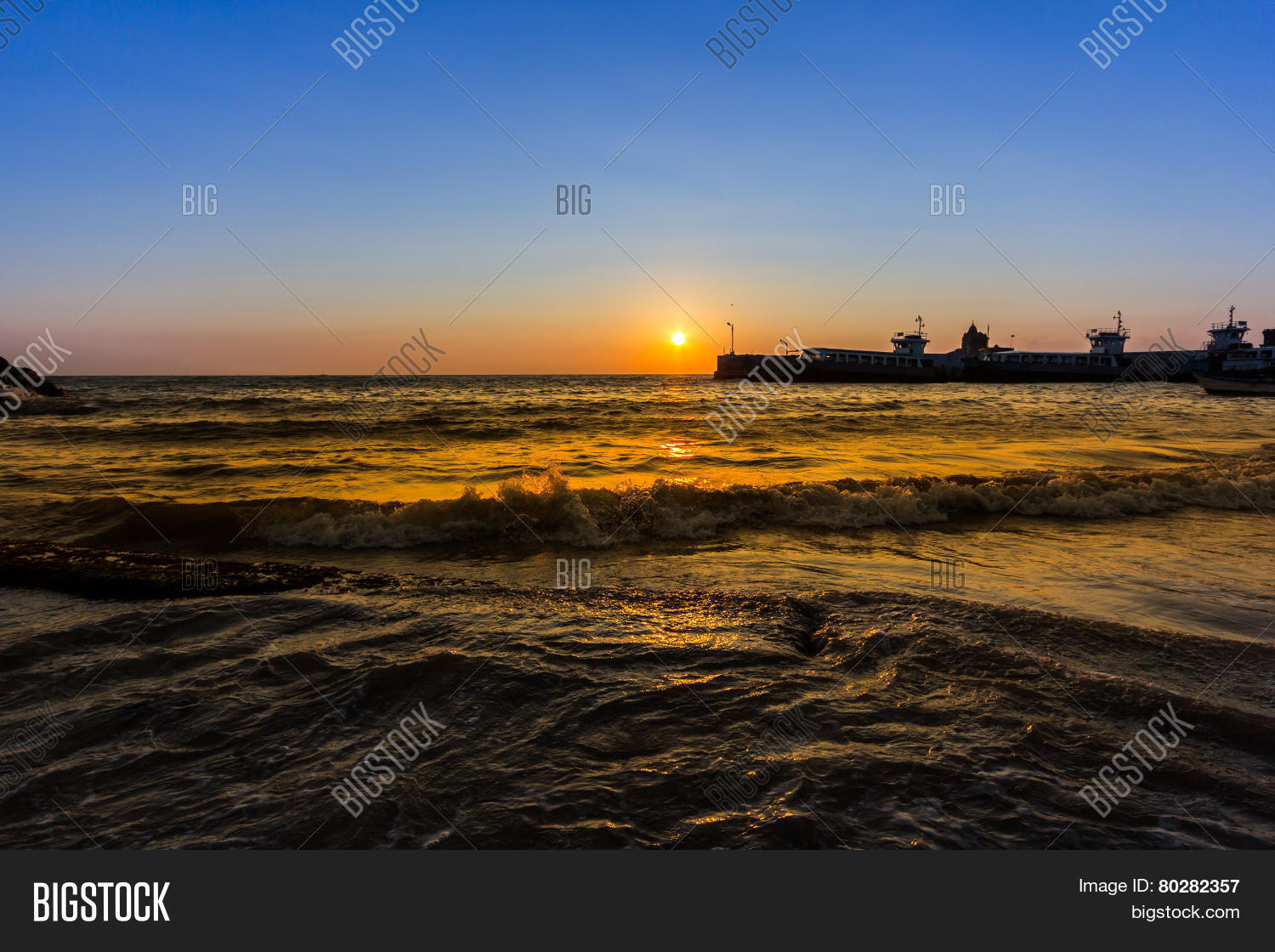 Sunrise Kanyakumari Image & Photo (Free Trial) | Bigstock