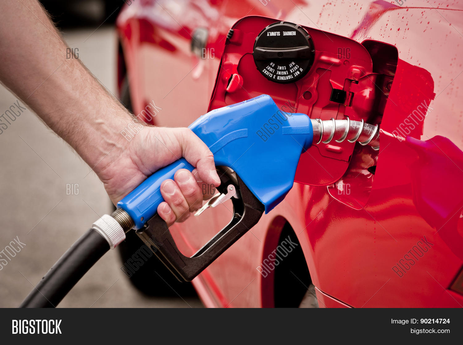 Pumping Gas Gas Pump Image & Photo (Free Trial) | Bigstock