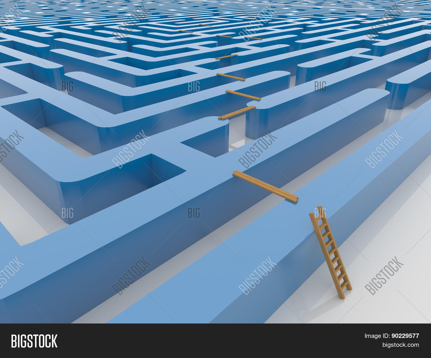 Maze Labyrinth 3D Image & Photo (Free Trial) | Bigstock