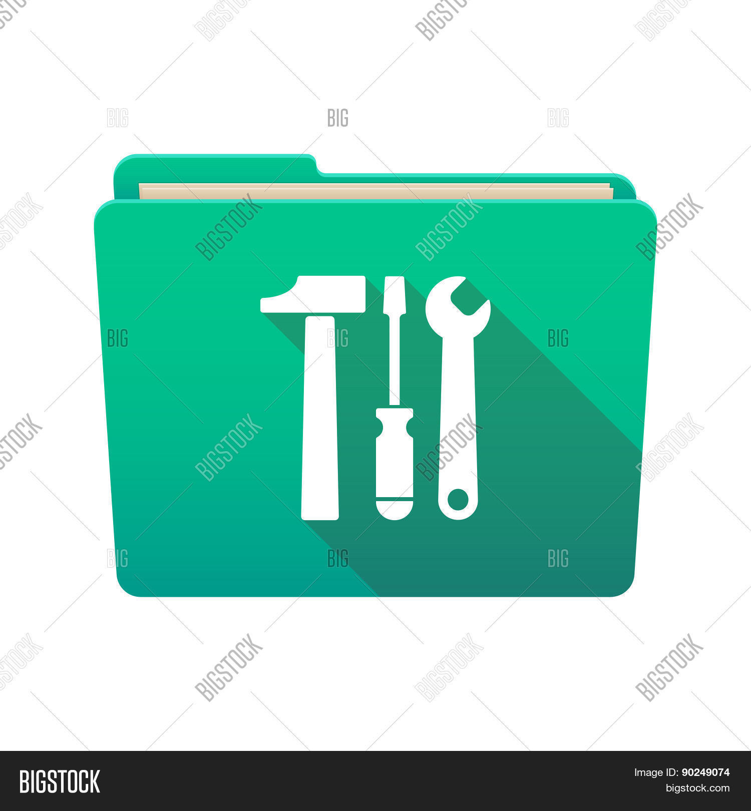 Folder Icon Tool Set Vector & Photo (Free Trial) | Bigstock
