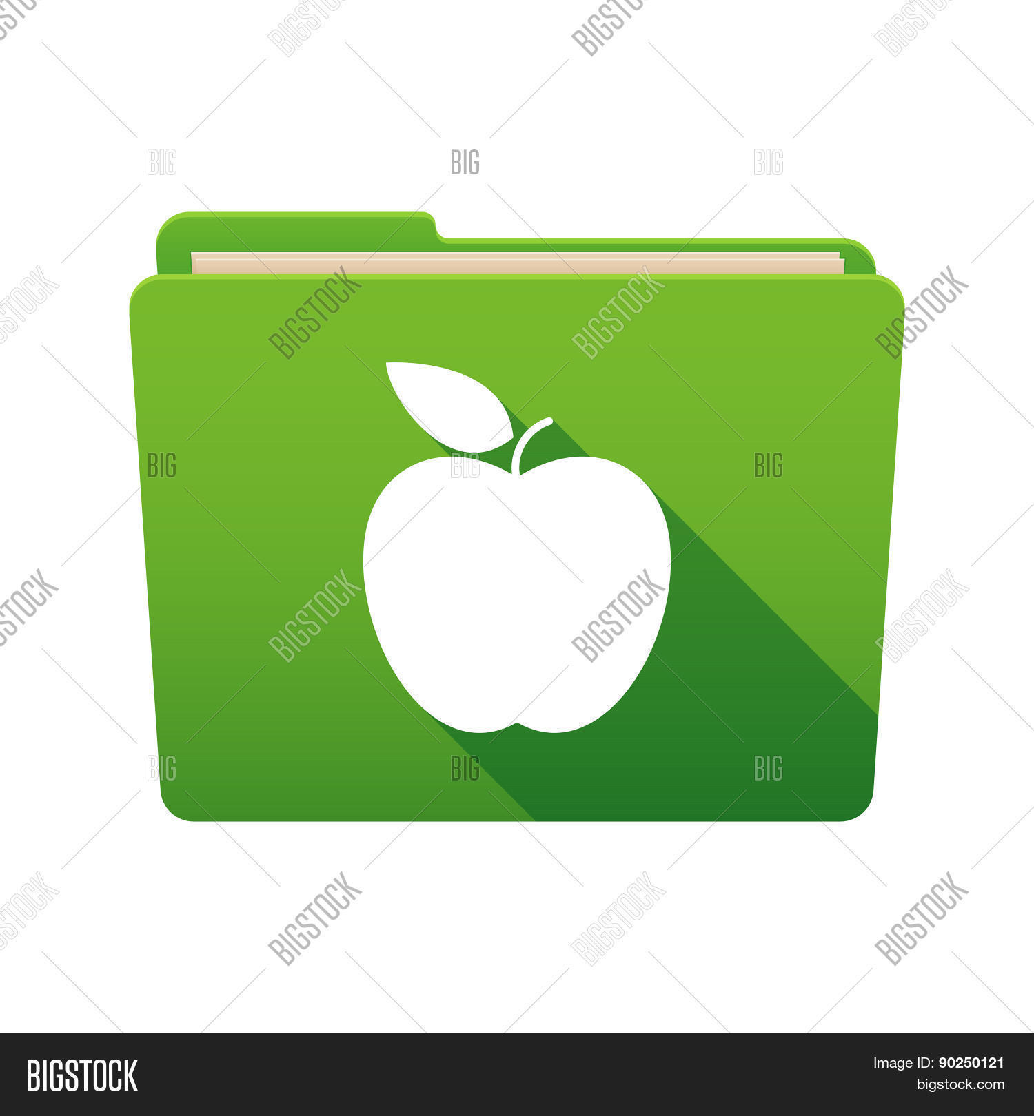 Folder Icon Fruit Vector & Photo (Free Trial) | Bigstock