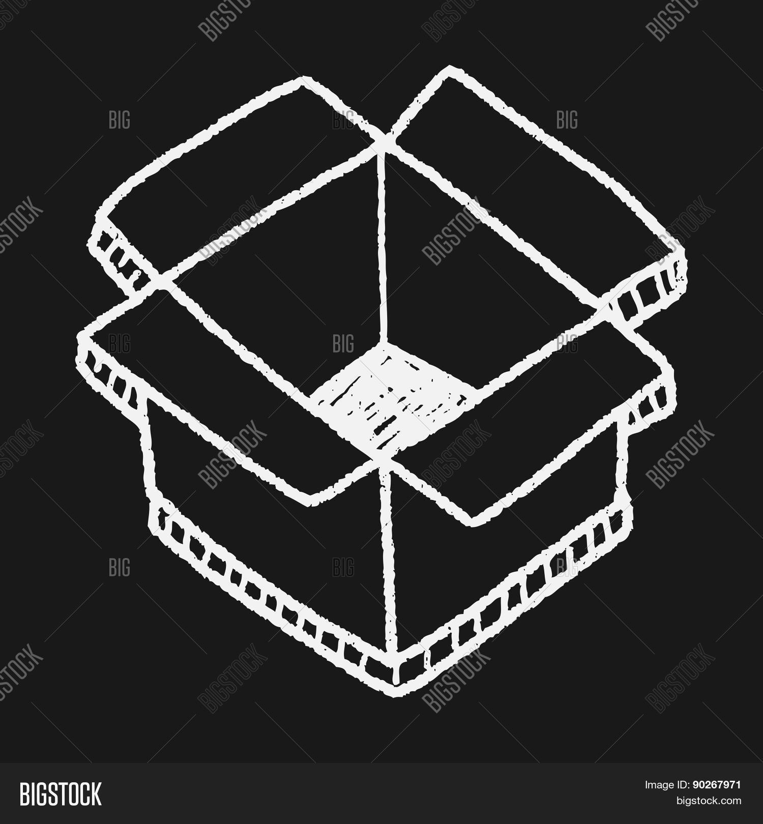 Doodle Box Vector & Photo (Free Trial) | Bigstock