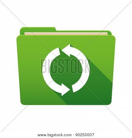 Folder Icon Recycle Vector & Photo (Free Trial) | Bigstock