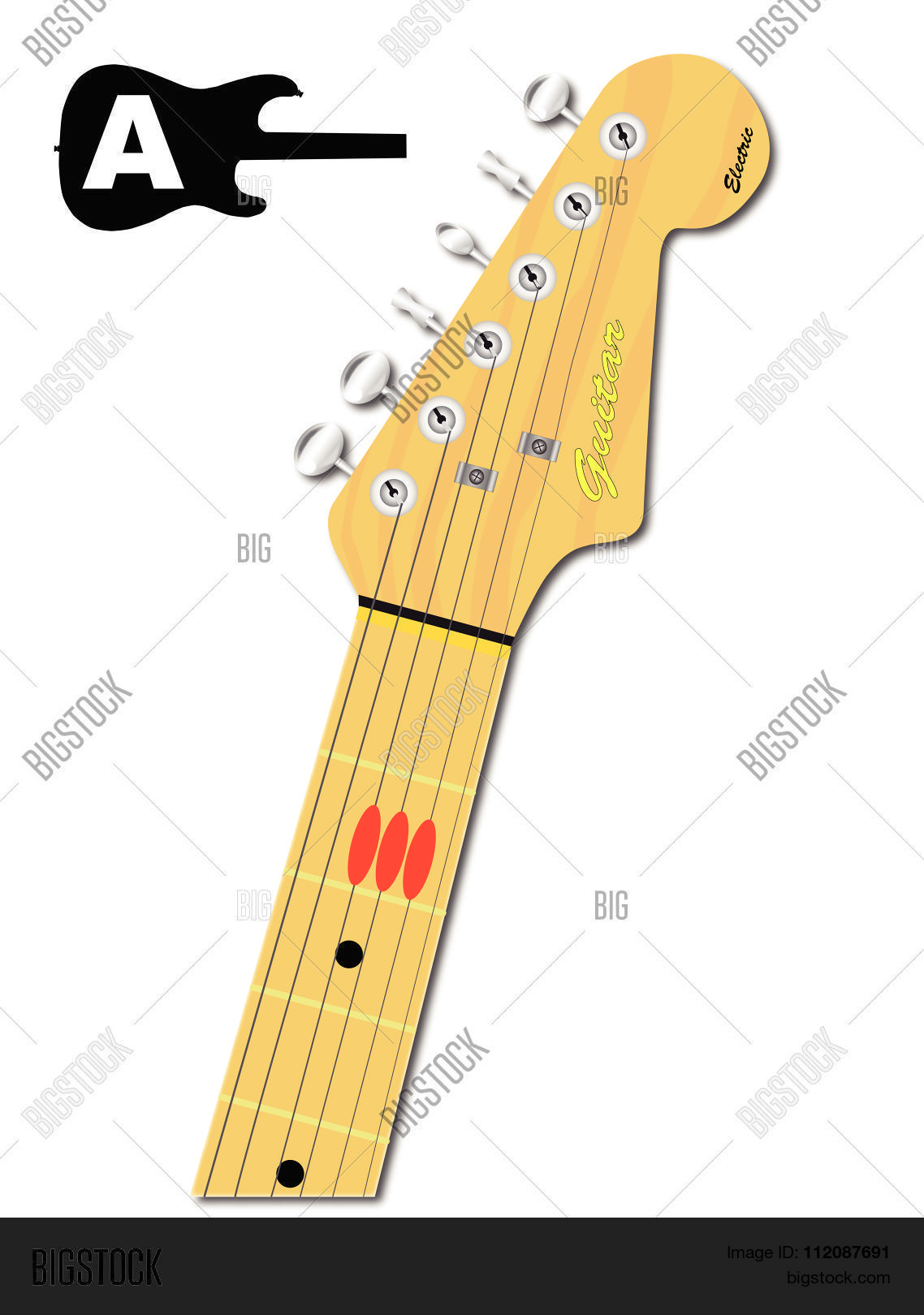 Guitar Chord Major Vector And Photo Free Trial Bigstock