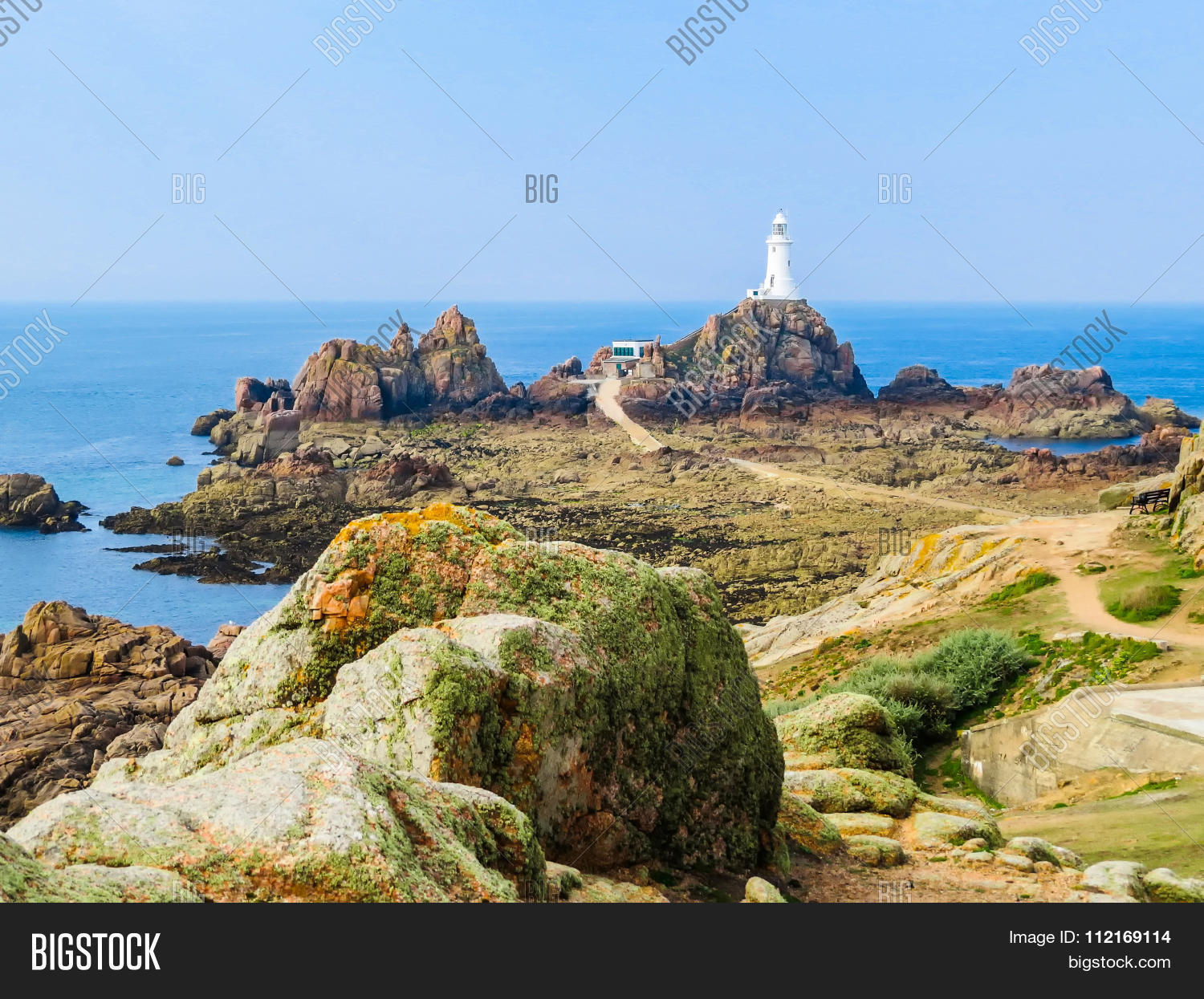 Lighthouse On Rocky Image & Photo (Free Trial) | Bigstock