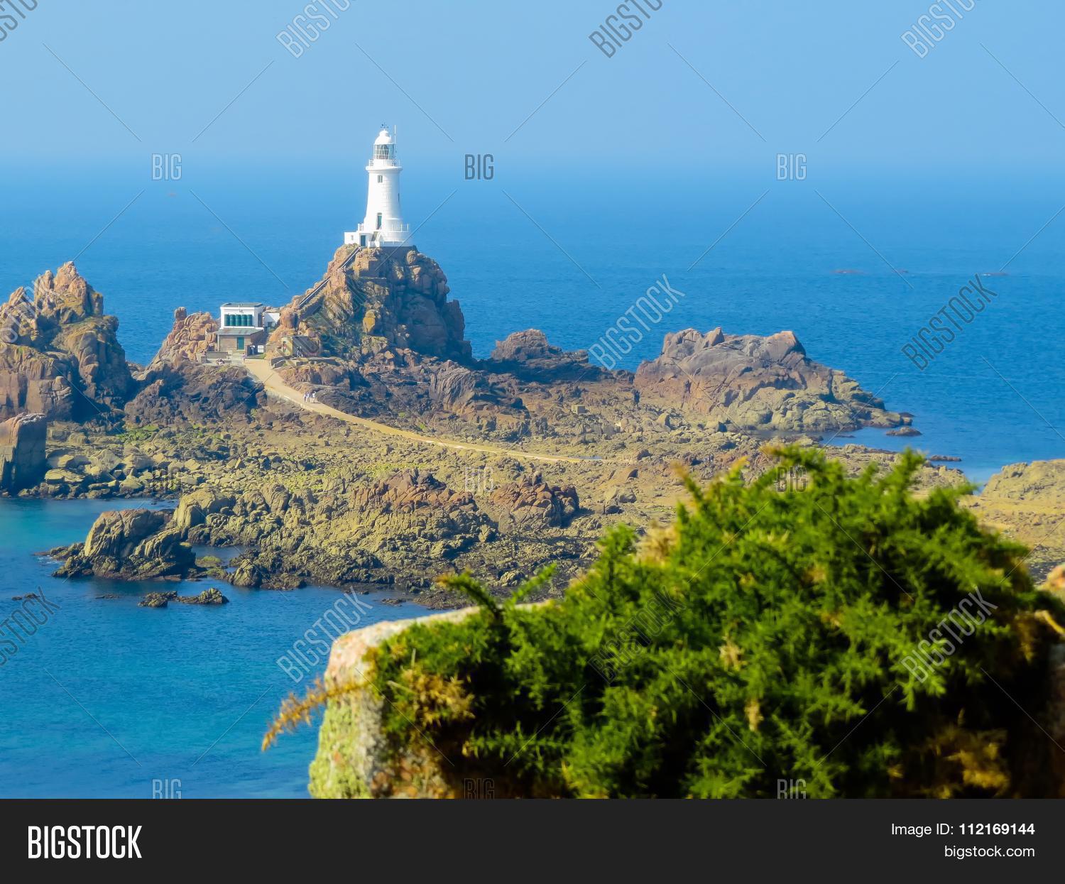 Lighthouse On Rocky Image & Photo (Free Trial) | Bigstock