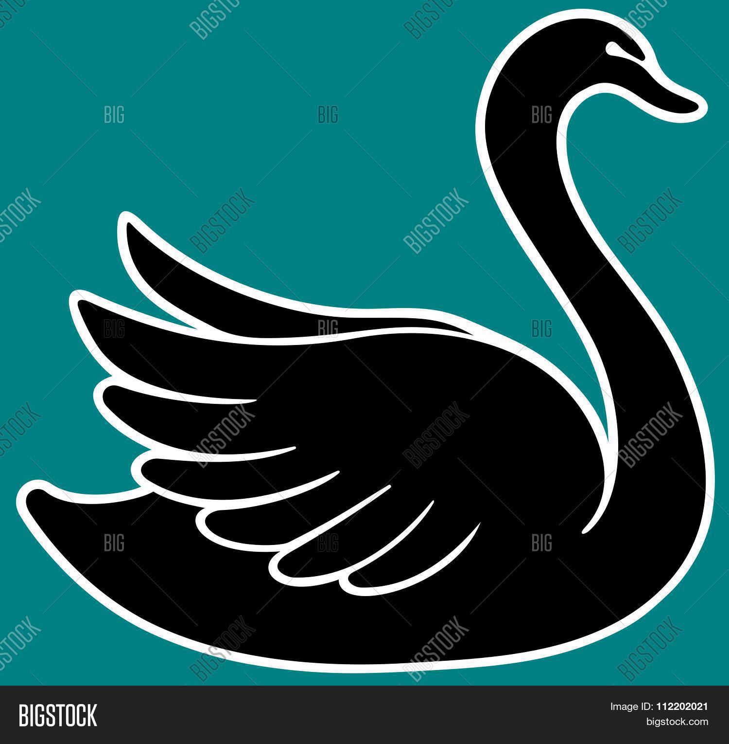 Beautiful Swan Vector Vector & Photo (Free Trial) | Bigstock