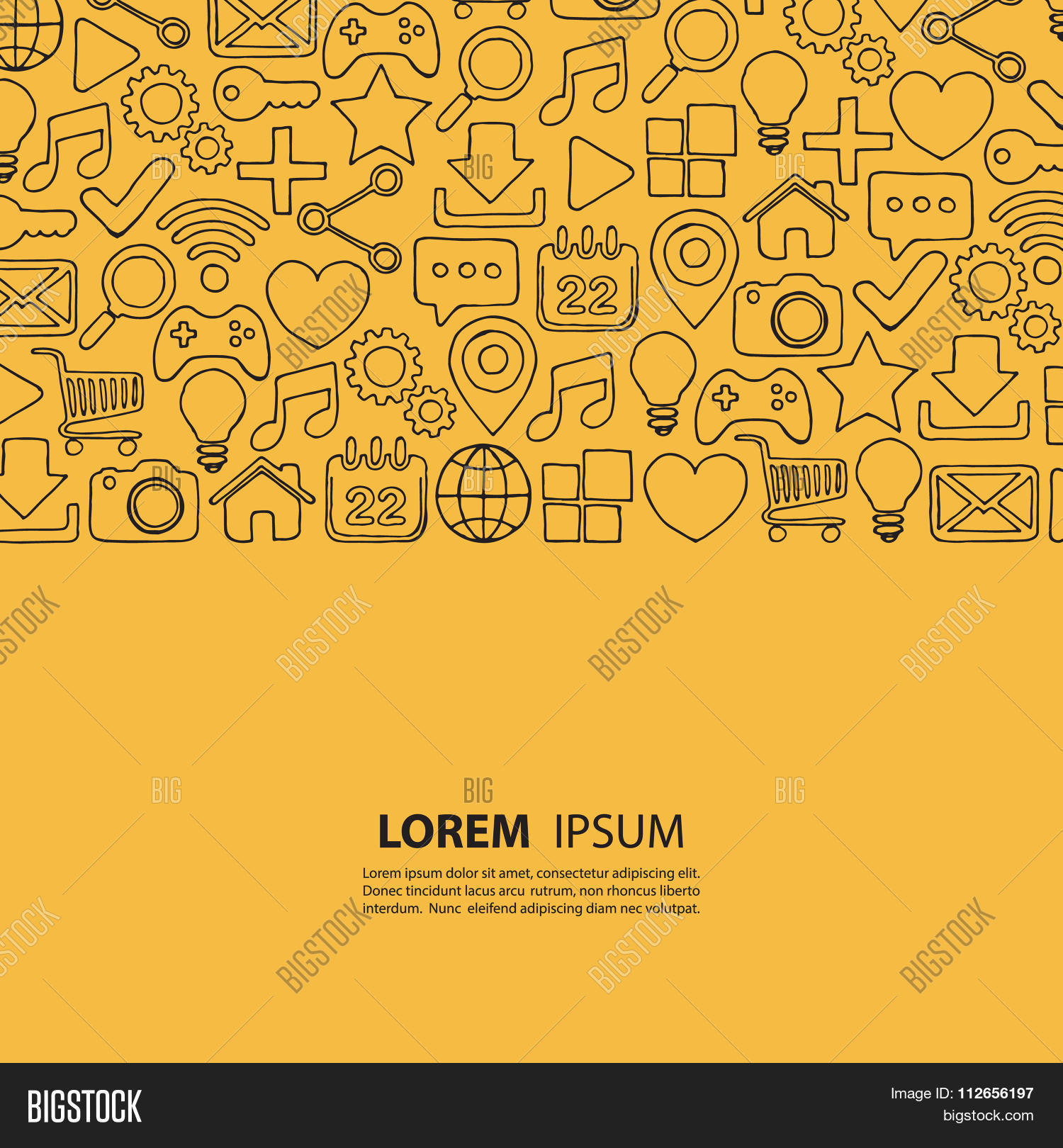 Yellow Background Vector & Photo (Free Trial) | Bigstock