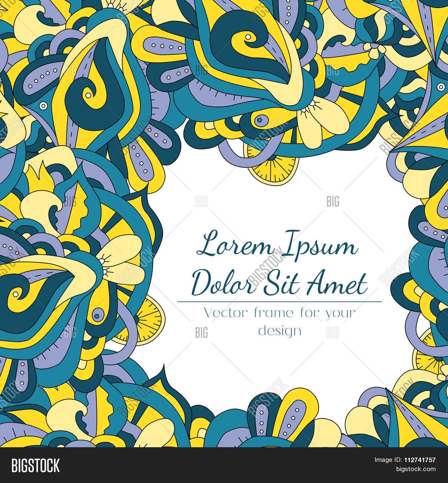 Abstract Zentangle Vector & Photo (Free Trial) | Bigstock