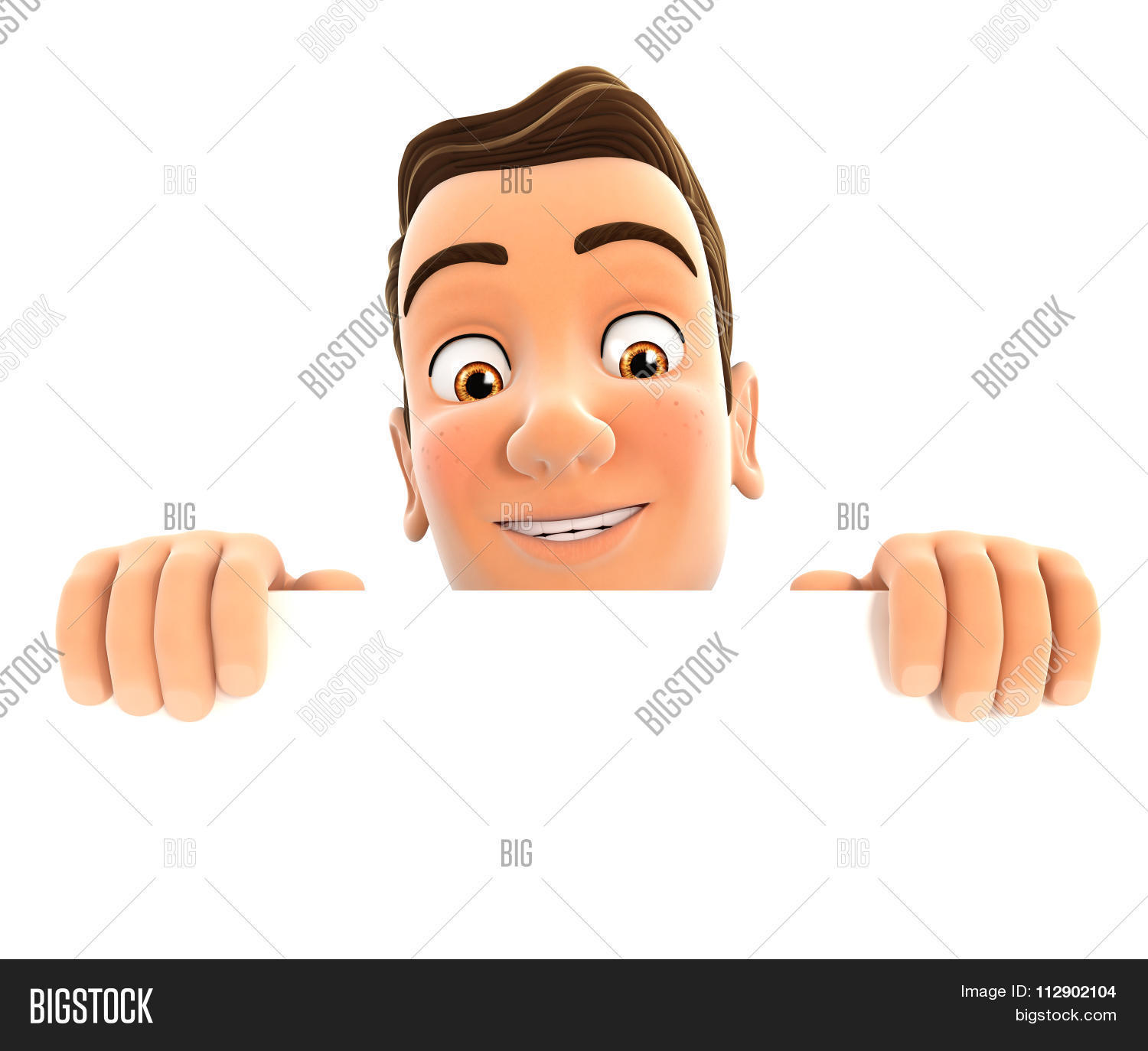 3d Businessman Hiding Image & Photo (Free Trial) | Bigstock
