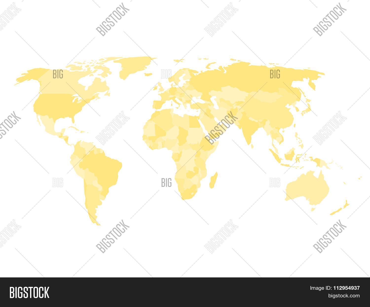 Blank Political Map Vector & Photo (Free Trial) | Bigstock
