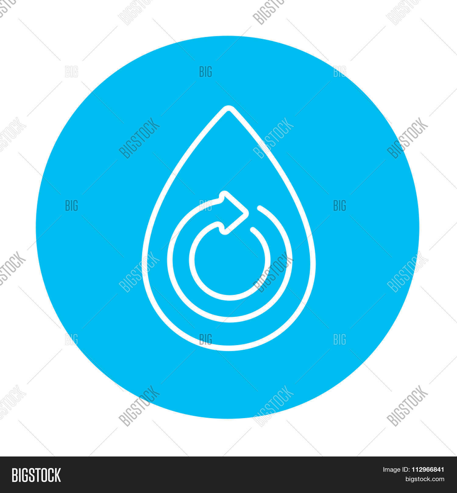 Water Drop Circular Vector & Photo (Free Trial) | Bigstock