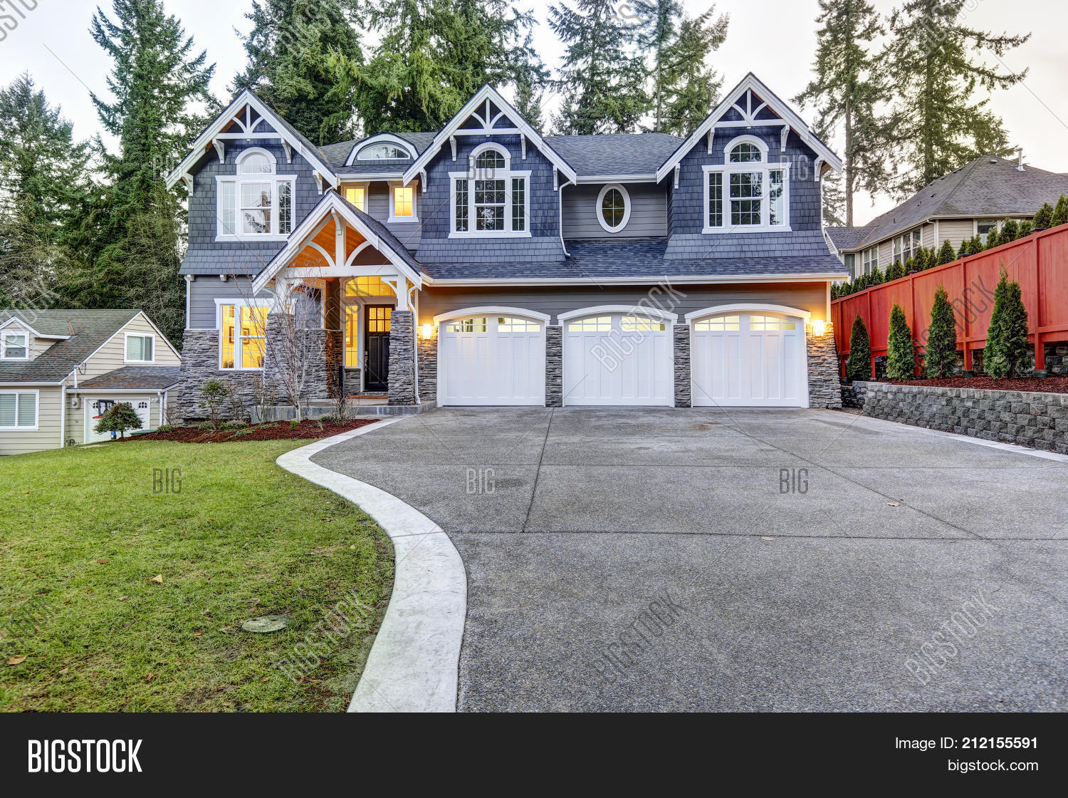 Luxurious Blue Home Image & Photo (Free Trial) | Bigstock