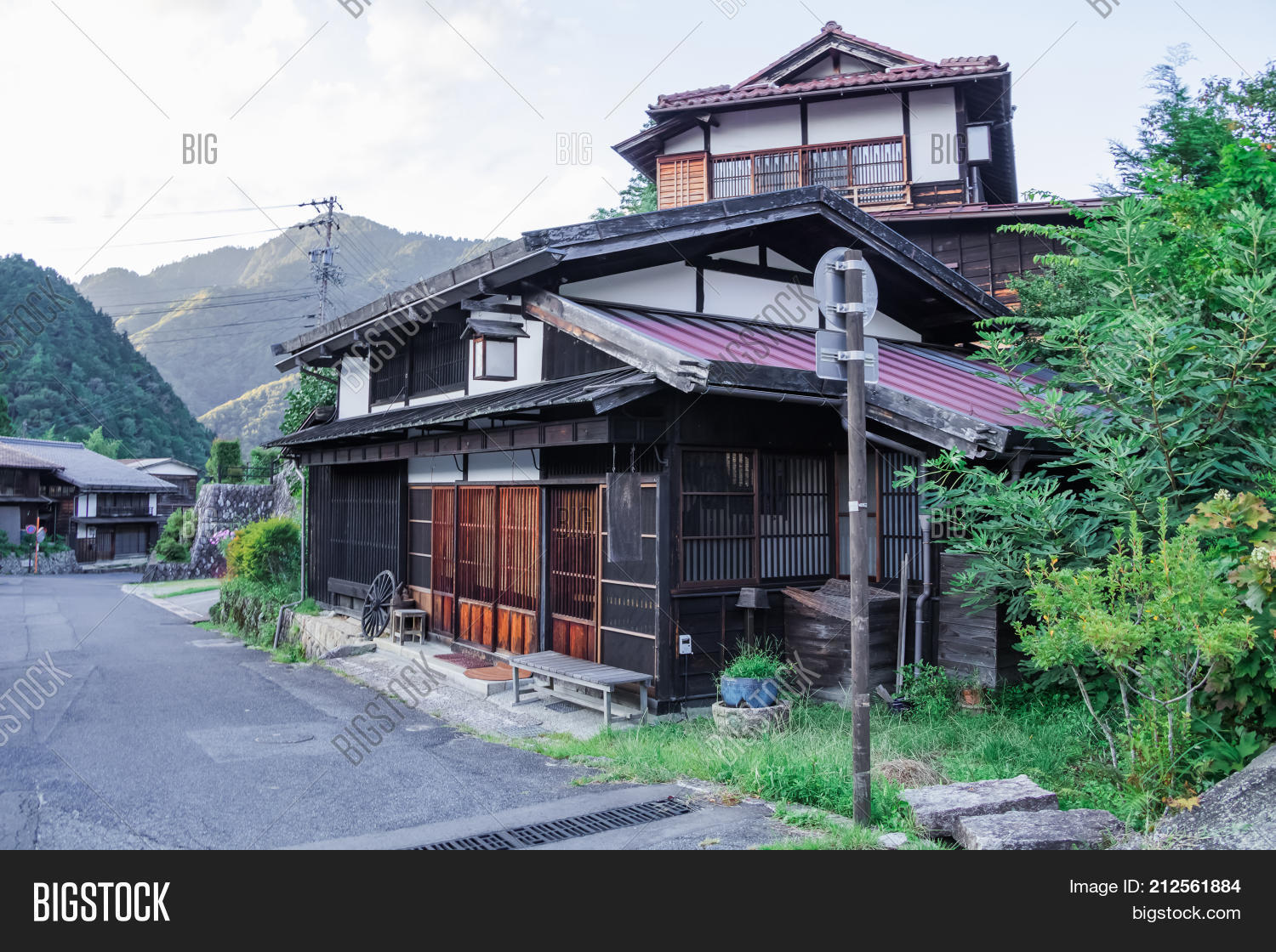 Kiso Valley Old Town Image & Photo (Free Trial) | Bigstock