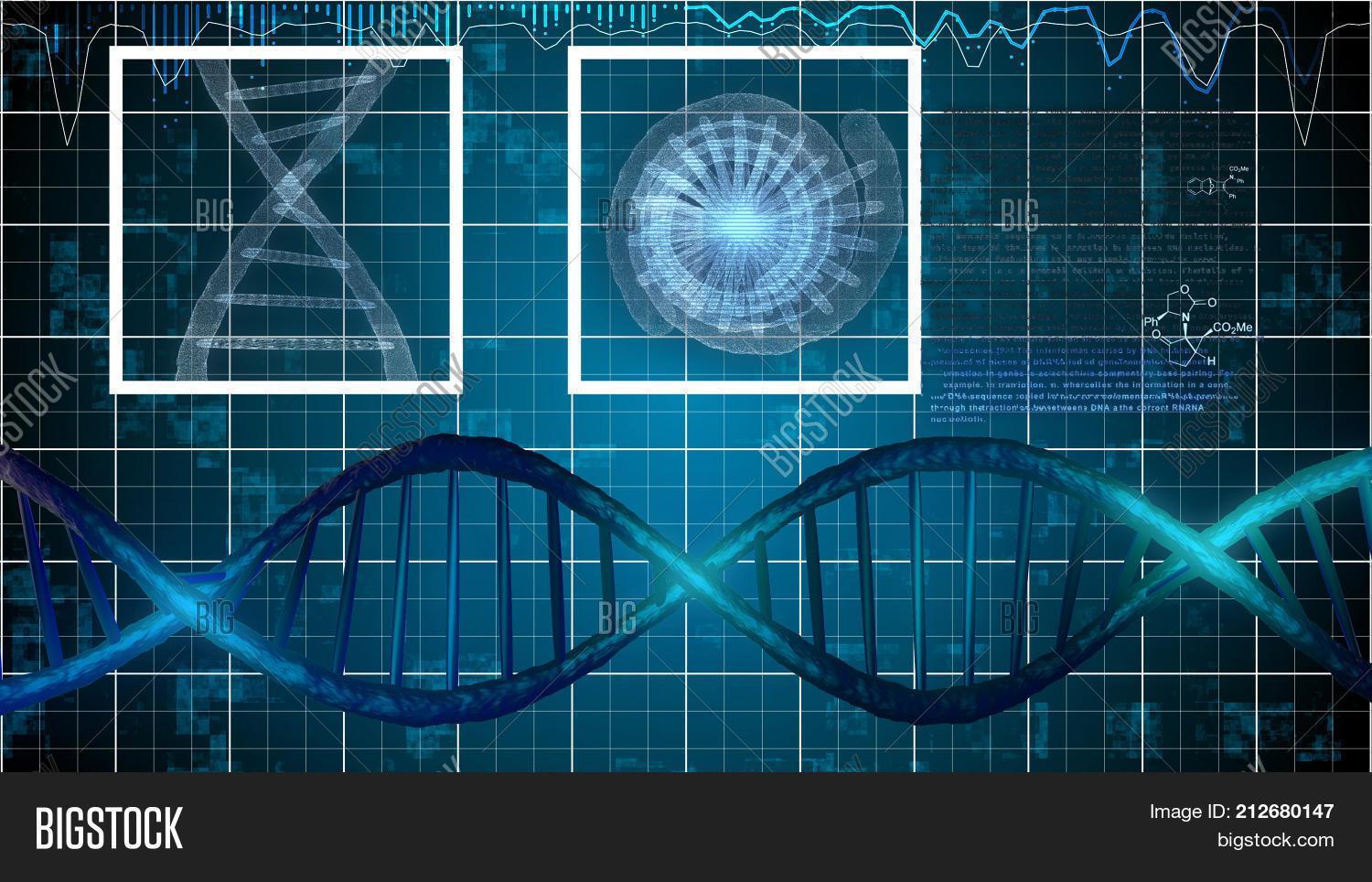 Dna Illustration On Image & Photo (Free Trial) | Bigstock