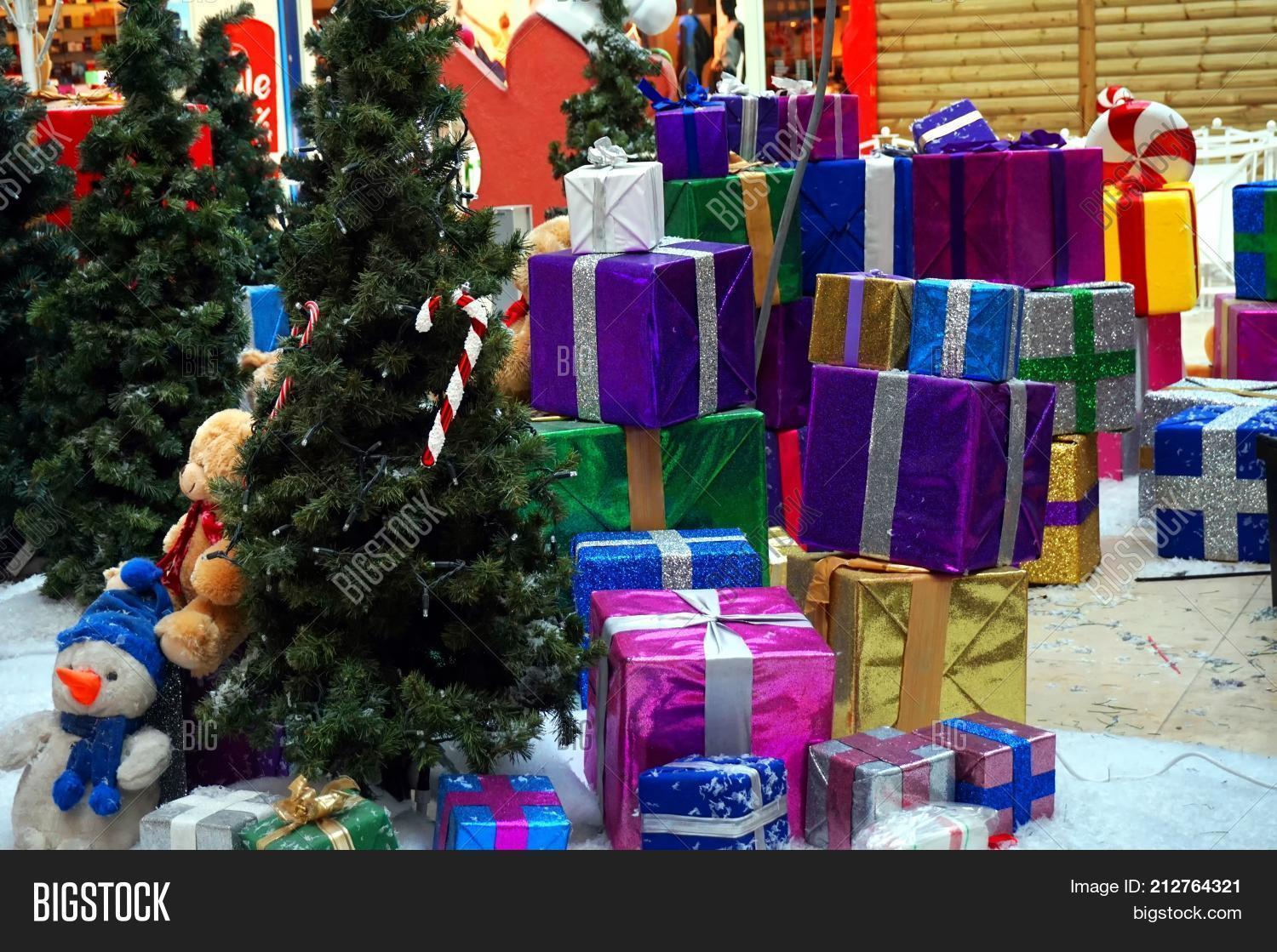 Christmas Presents Big Piles