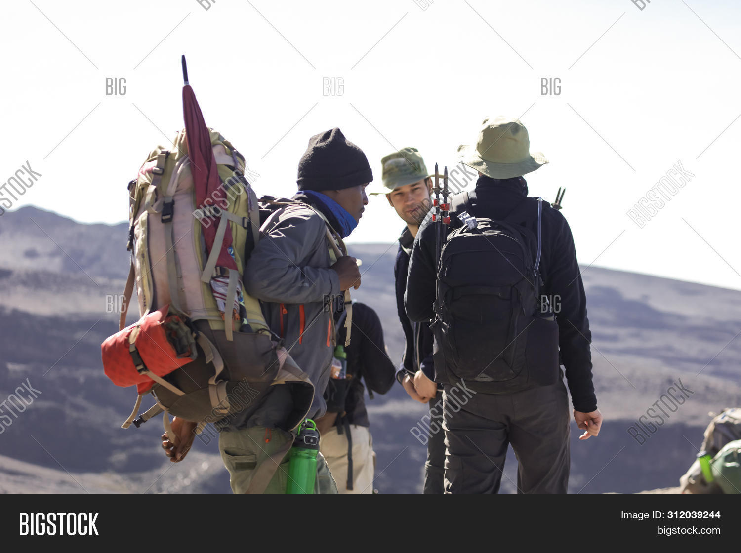 Imagen y foto Three Men Walking (prueba gratis) | Bigstock