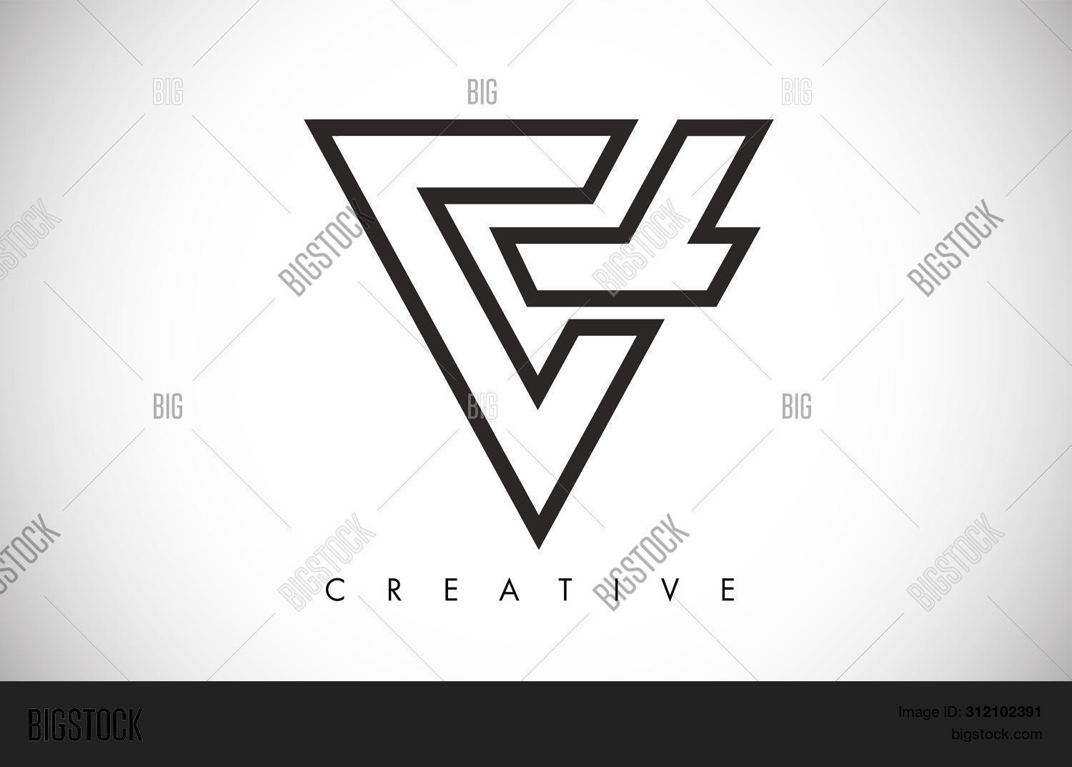 V Letter Monogram Vector & Photo (Free Trial) | Bigstock