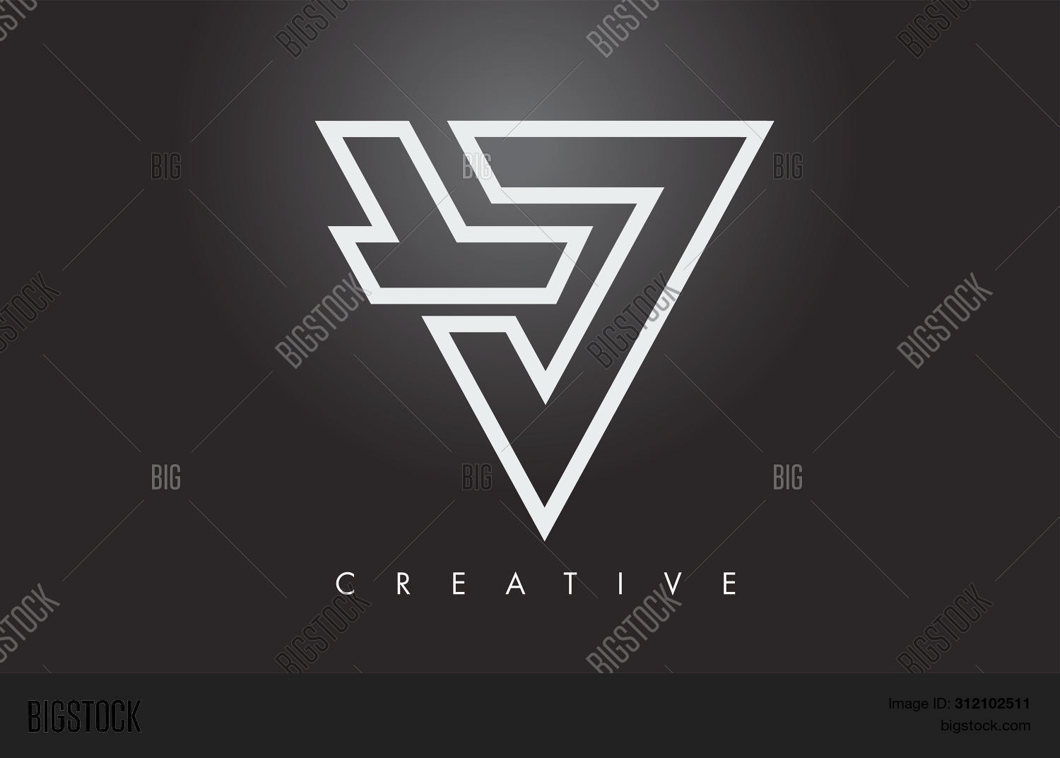 V Letter Monogram Vector & Photo (Free Trial) | Bigstock