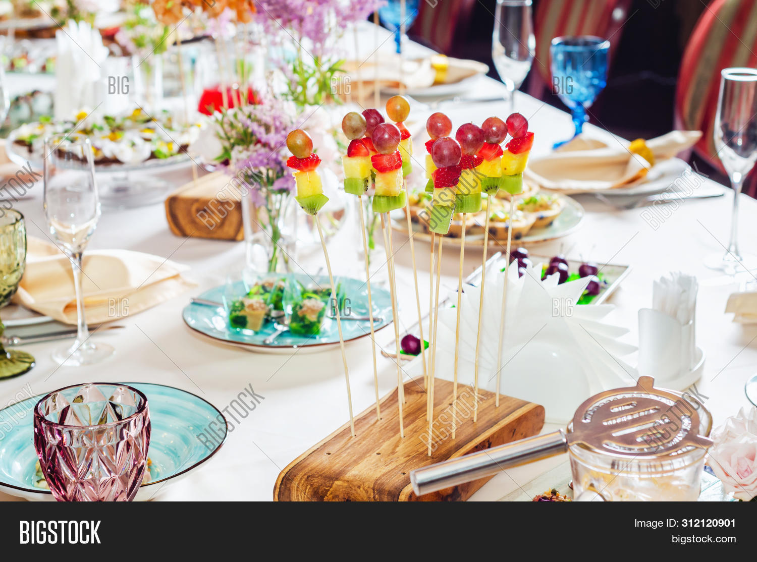 Assortment Canapes On Image & Photo (Free Trial) | Bigstock