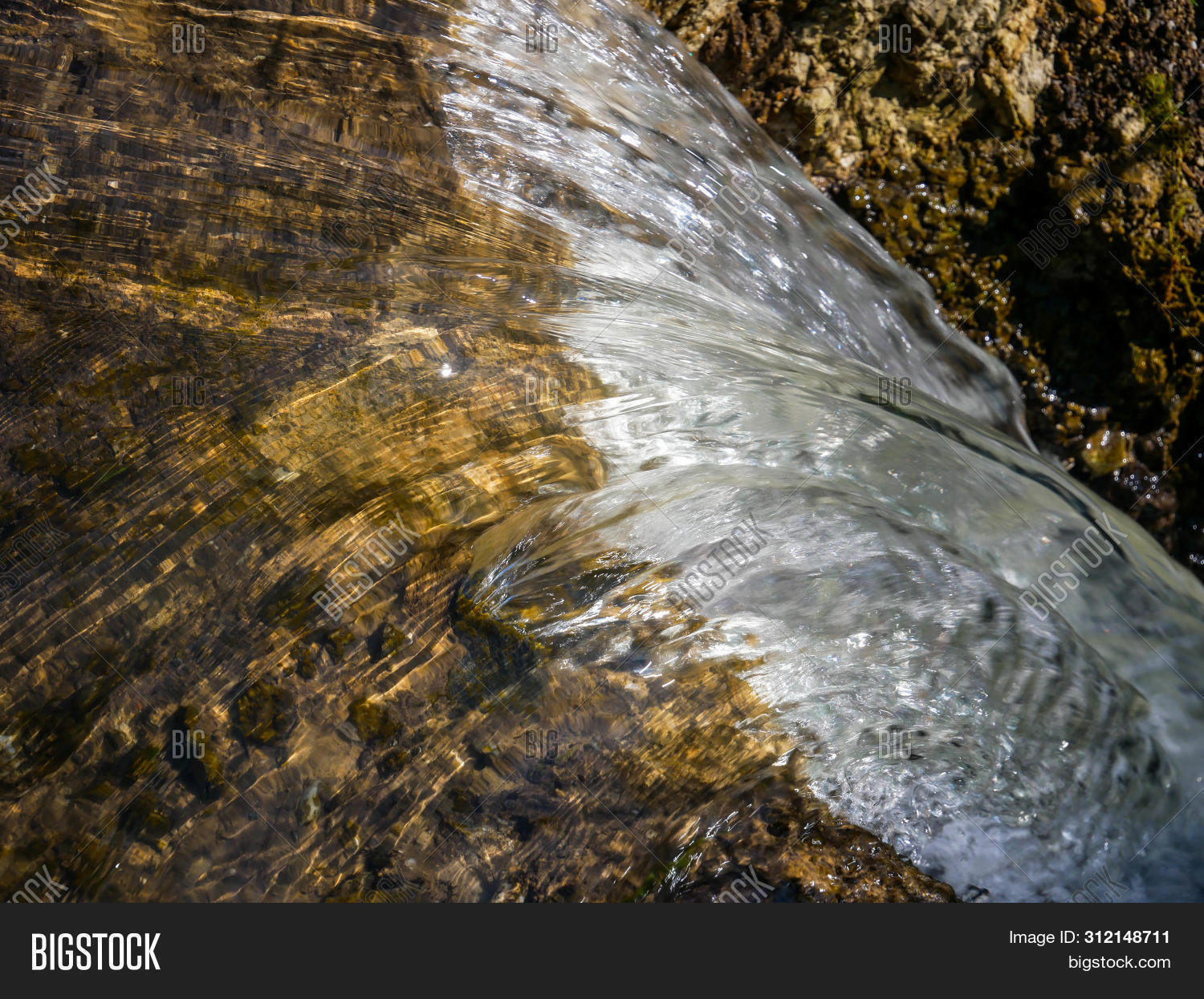 Clean Water Flowing Image & Photo (Free Trial) | Bigstock