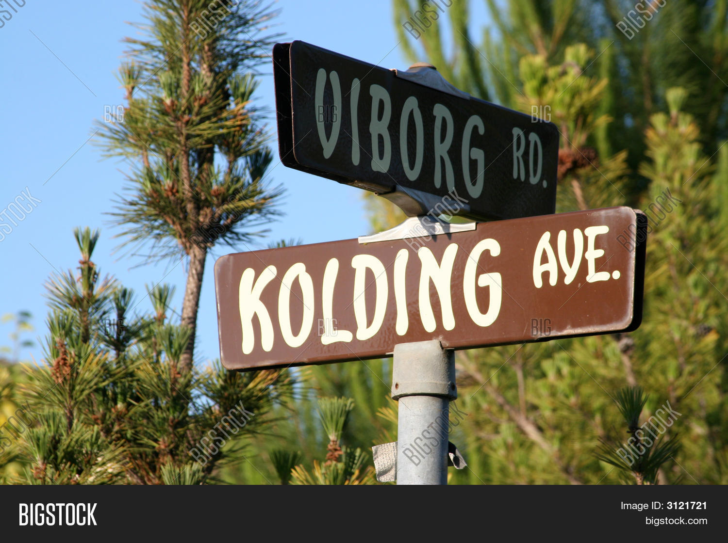 Road Signs Danish City Image & Photo (Free Trial) | Bigstock