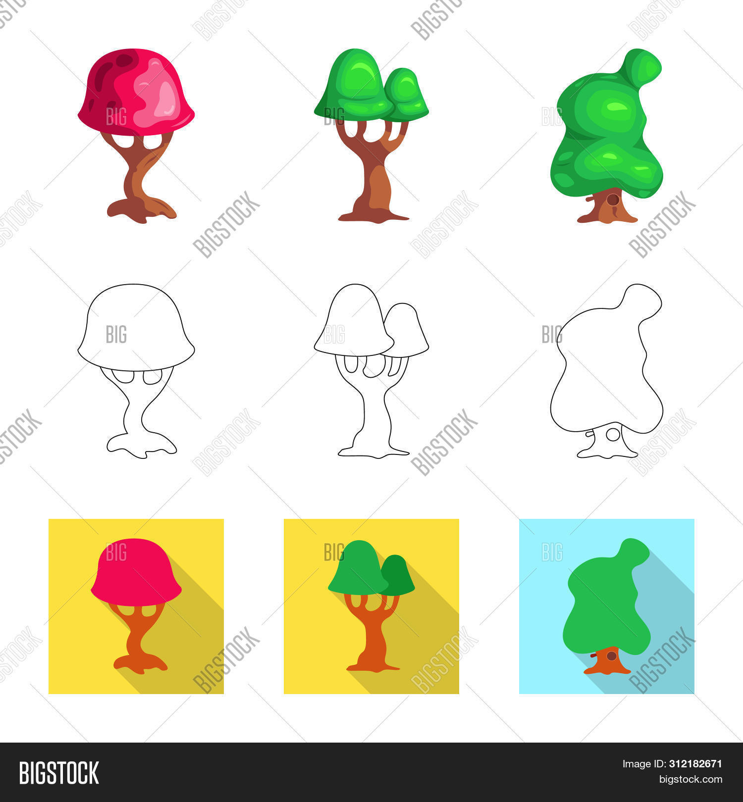 Bitmap Design Tree Image & Photo (Free Trial) | Bigstock