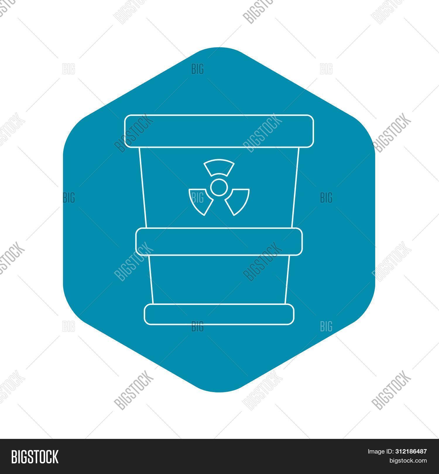 Trash Can Radioactive Image & Photo (Free Trial) | Bigstock