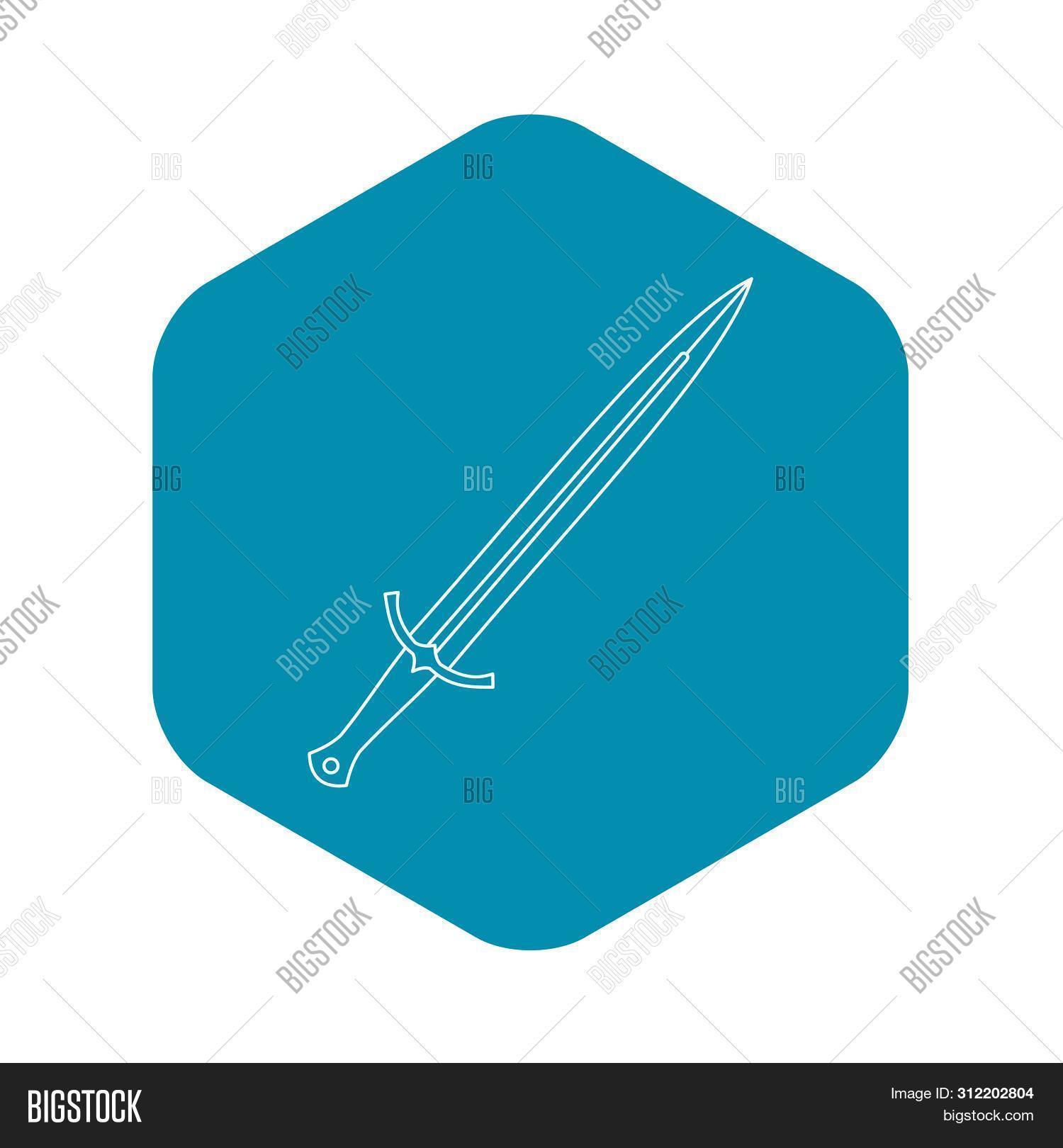 Long Sword Icon. Image & Photo (Free Trial) | Bigstock