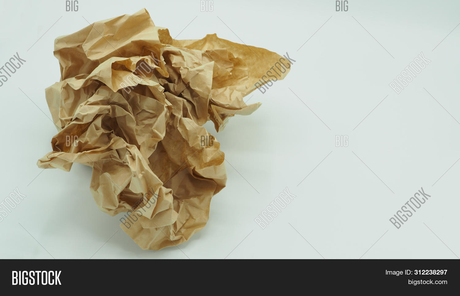 Crumpled Brown Paper. Image & Photo (Free Trial) | Bigstock
