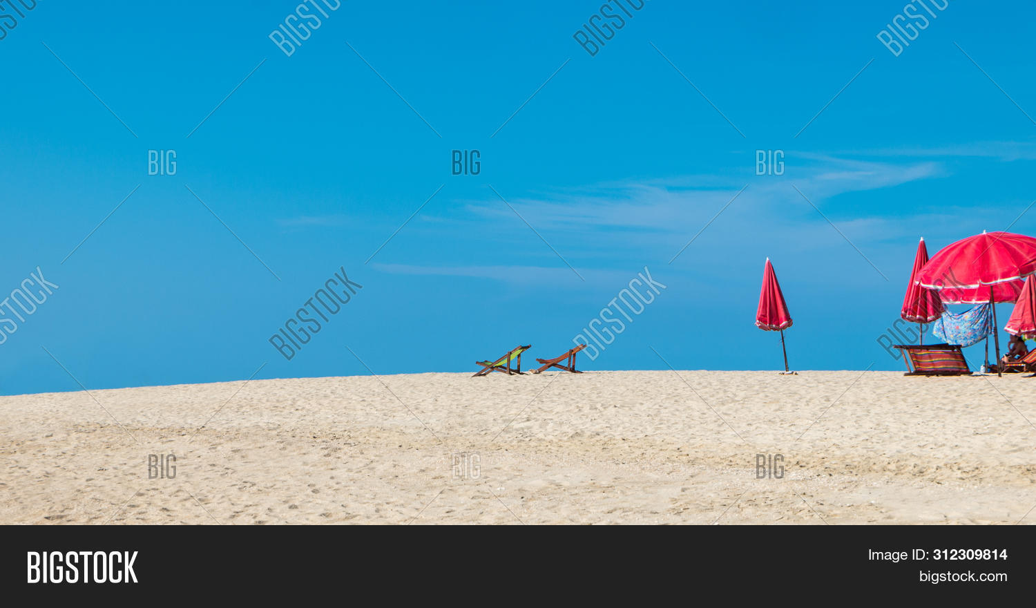 Sun Loungers Folded Image & Photo (Free Trial) | Bigstock