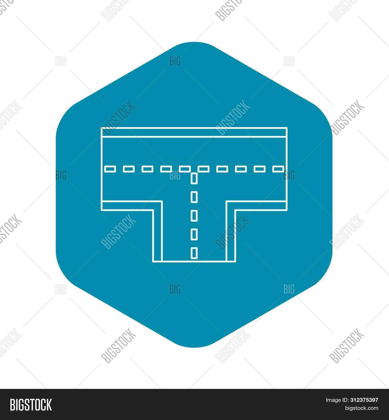 Road Intersection Icon Image & Photo (Free Trial) | Bigstock