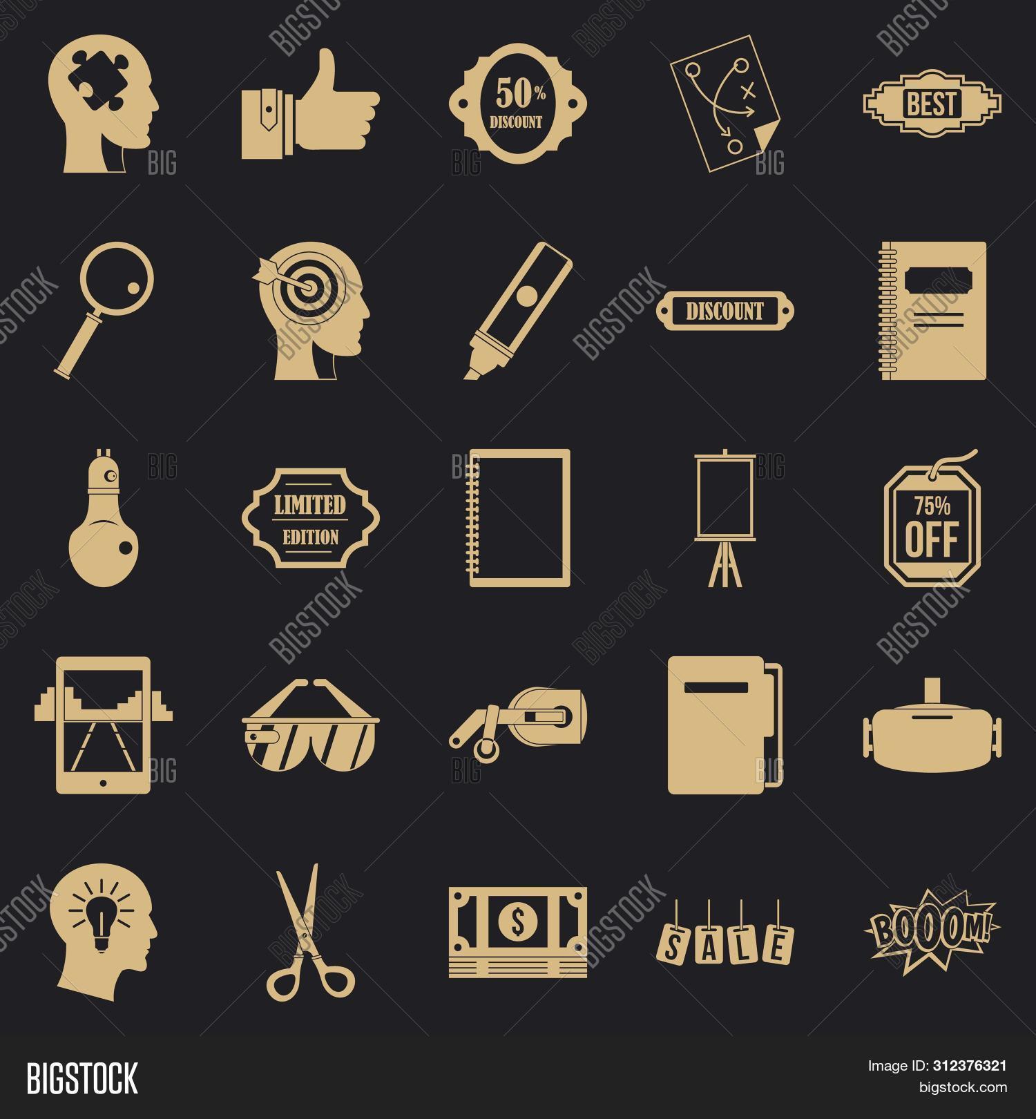 Mediation Icons Set. Image & Photo (Free Trial) | Bigstock