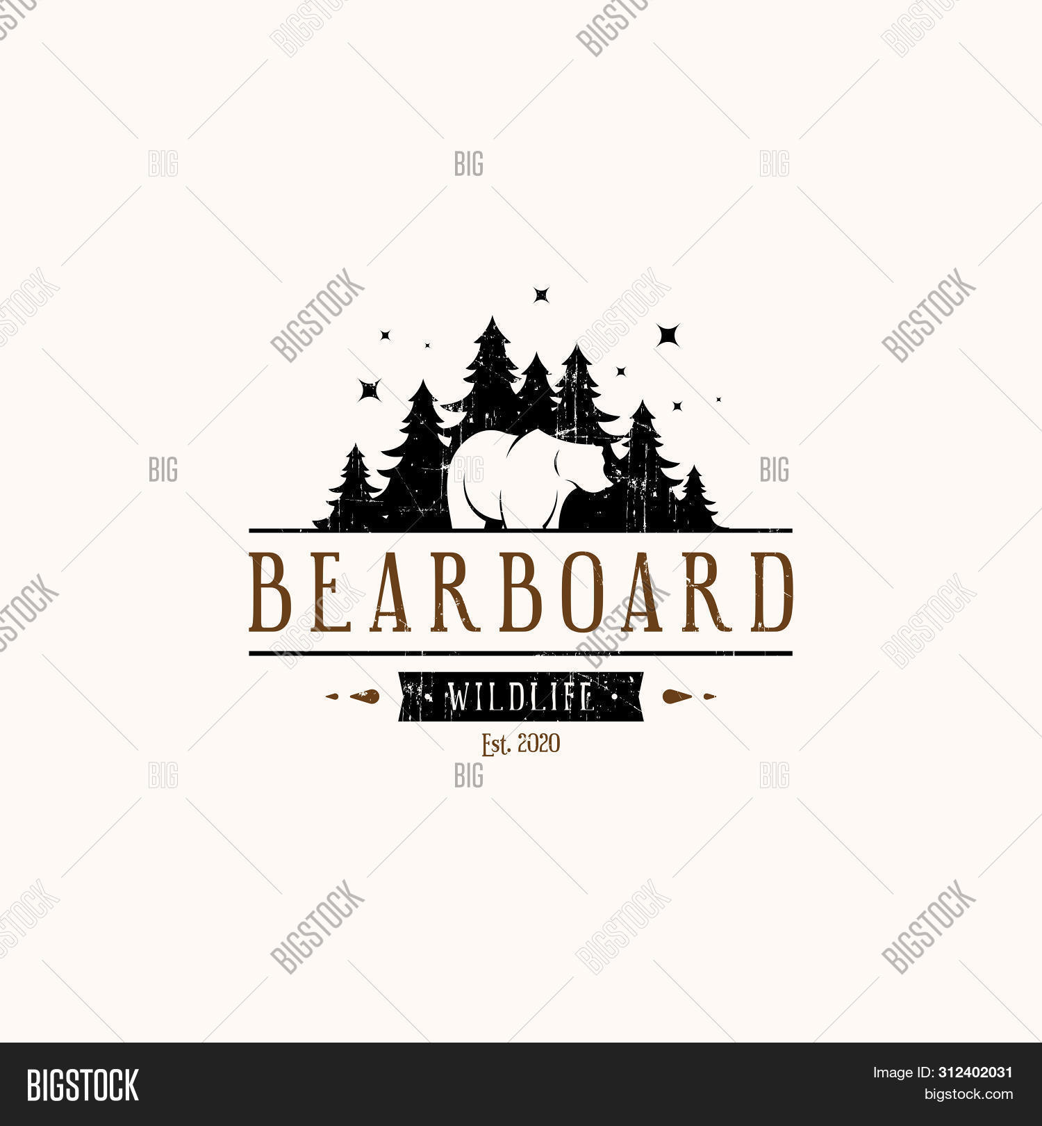 Bear Logo Template Vector & Photo (Free Trial) | Bigstock
