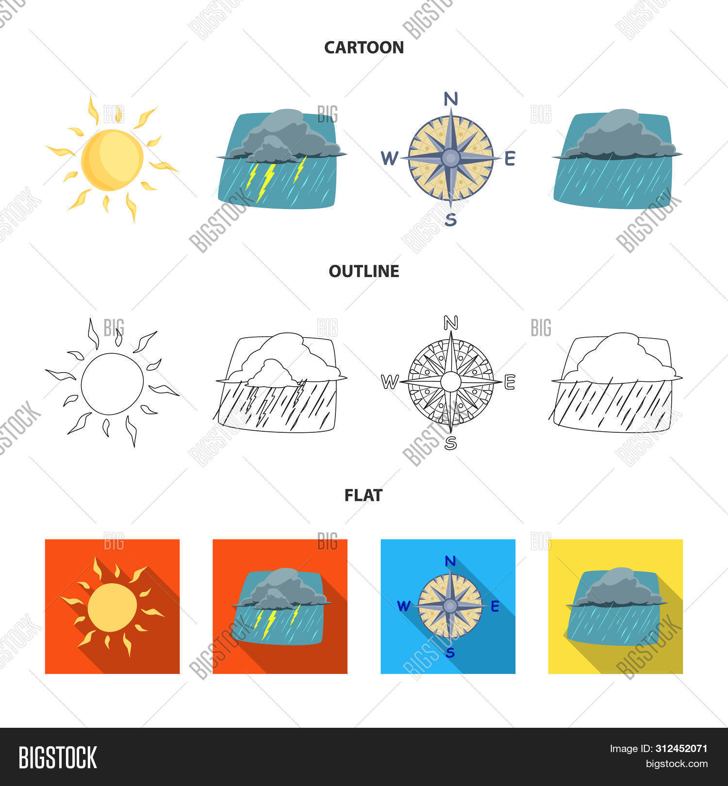 Bitmap Design Weather Image & Photo (Free Trial) | Bigstock