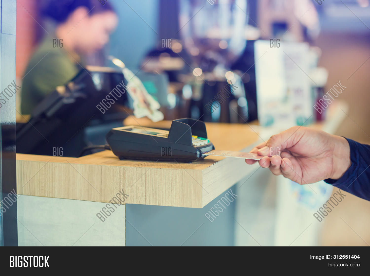 Hand Put Credit Card Image & Photo (Free Trial) | Bigstock