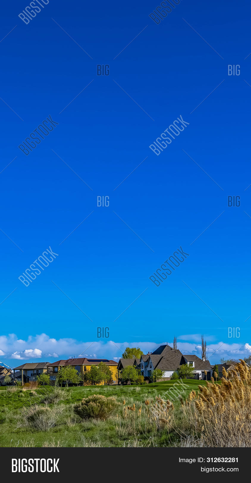 Vertical Houses On Image & Photo (Free Trial) | Bigstock