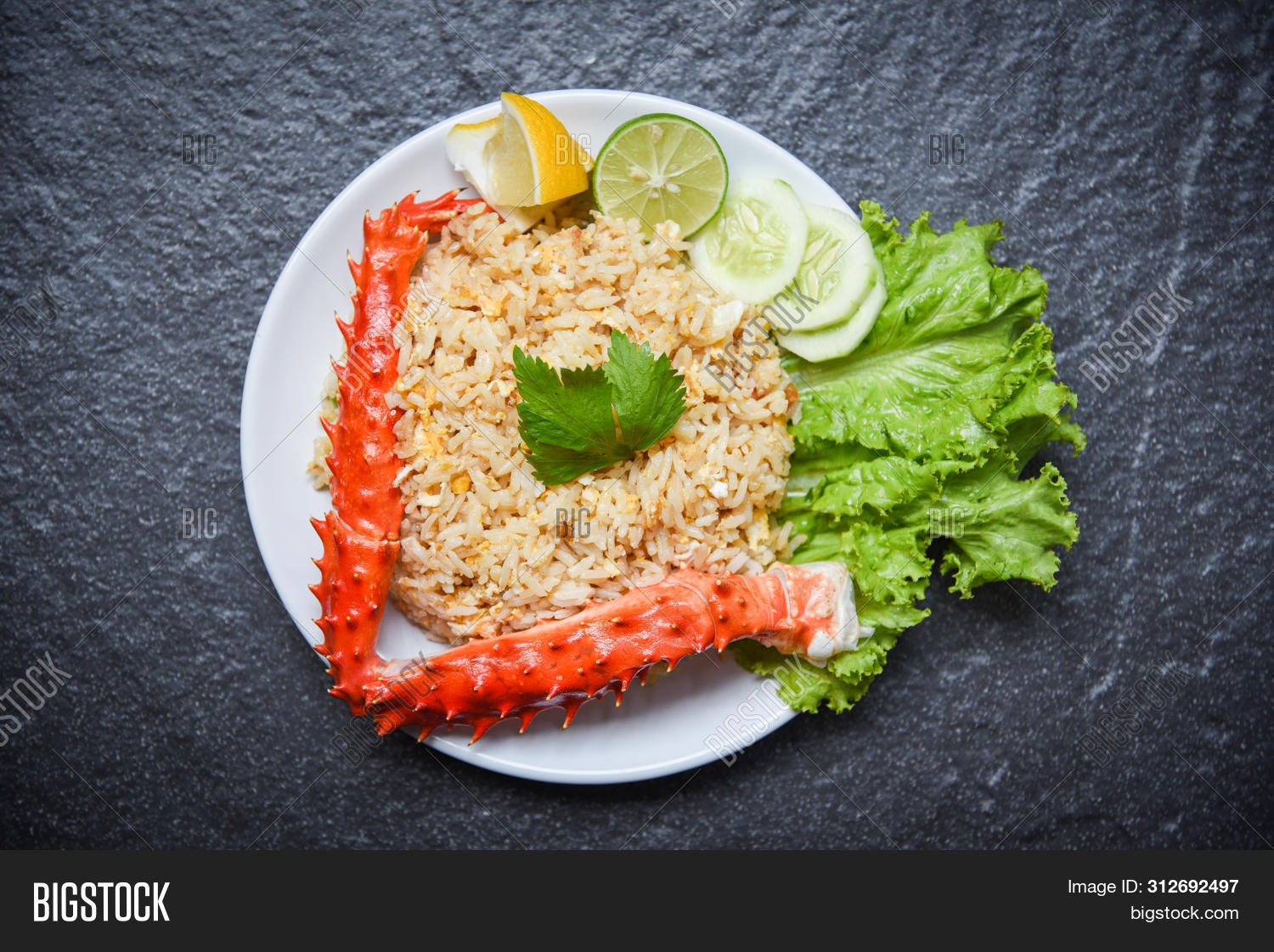 Fried Rice Crab Image & Photo (Free Trial) | Bigstock