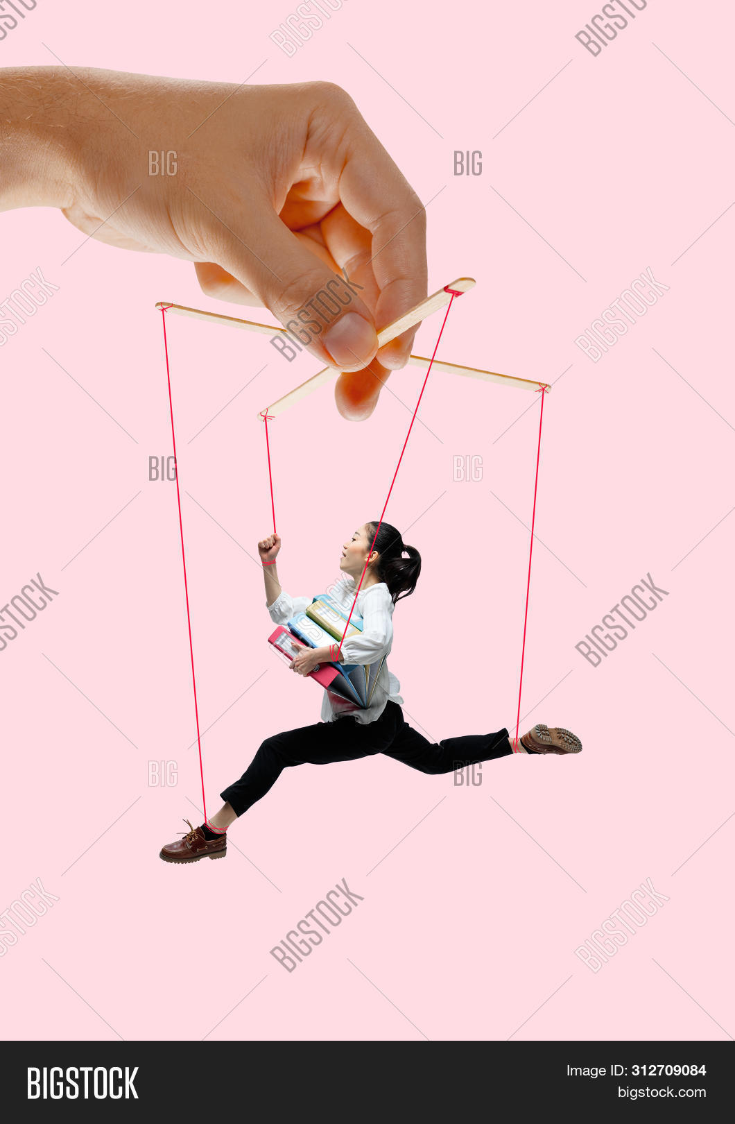 Woman Like Puppet Image & Photo (Free Trial) | Bigstock