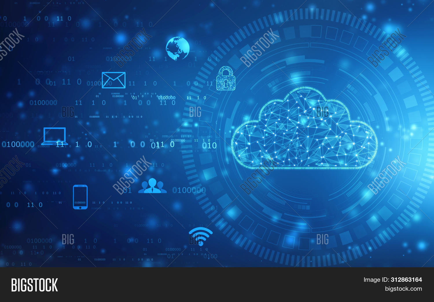 2d Illustration Cloud Image & Photo (Free Trial) | Bigstock