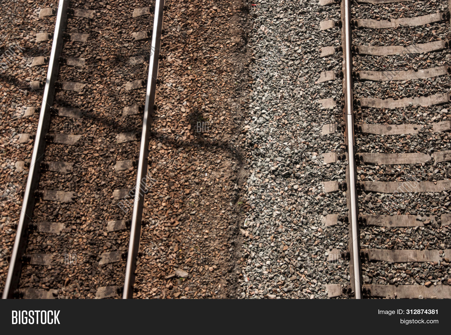 Imagen y foto Railway Top View. (prueba gratis) | Bigstock