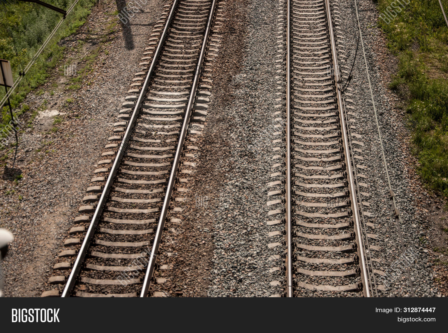Railway Top View. Image & Photo (Free Trial) | Bigstock